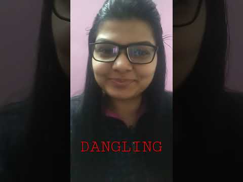 Vocabulary of the day | DANGLING #english #vocabulary #shorts #shortsvideo #ytshorts #youtubeshorts