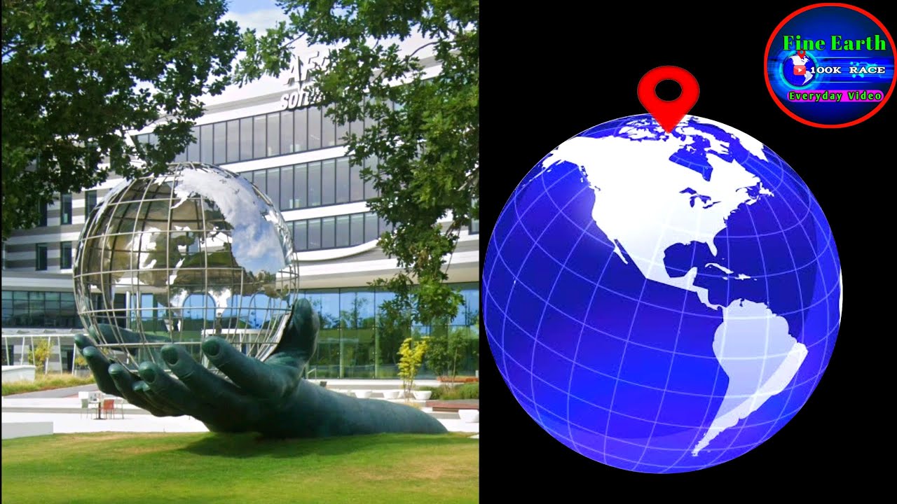 Giant Hands holding a Globe 🌍 found on Google Earth #fineearthexplore