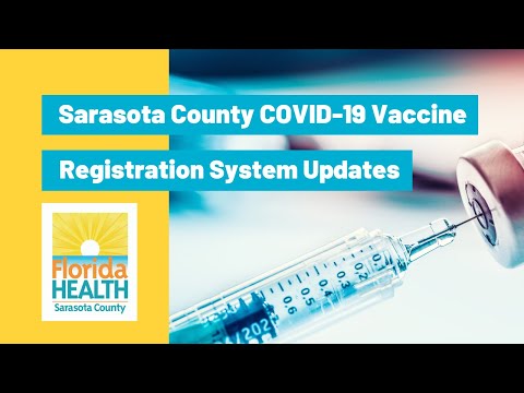 Sarasota County Updated Vaccine Registration Platform Coming Monday, March 15