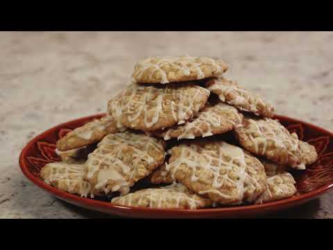 Iced Applesauce Oatmeal Cookies