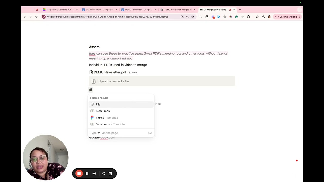 How to Merging PDFs for free Using Smallpdf