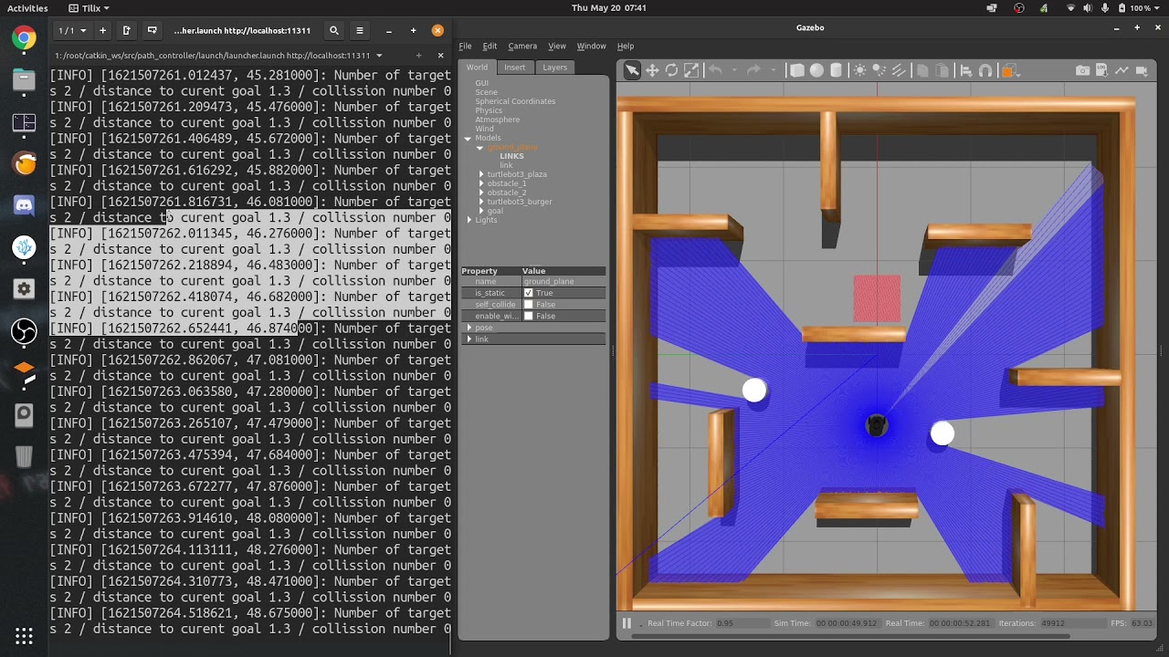 Segundo Trabalho - Robô Entregador de Peças - Introdução à Robótica Inteligente