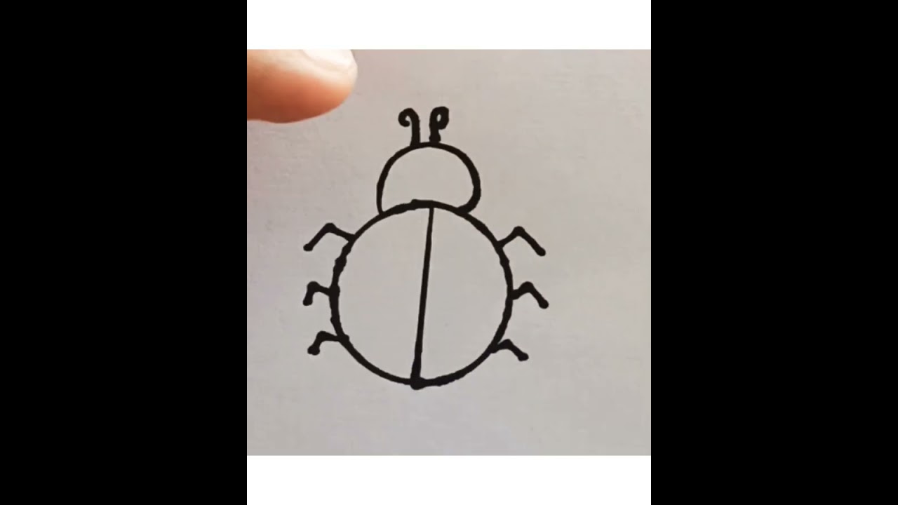 O turn into insect|| how To Draw insect esey #short #insect
