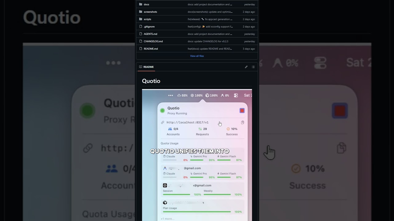 Quotio: your command center for all things AI coding  #github