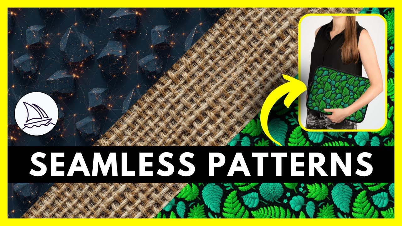 How to Create SEAMLESS Repeating Patterns in Midjourney | --tile Parameter Guide & Tips