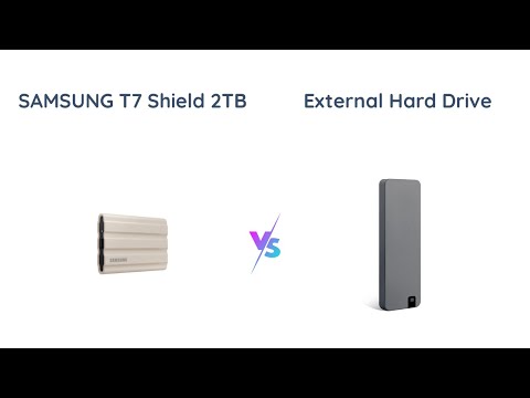 Samsung T7 Shield vs Portable High Capacity SSD | Product Comparison