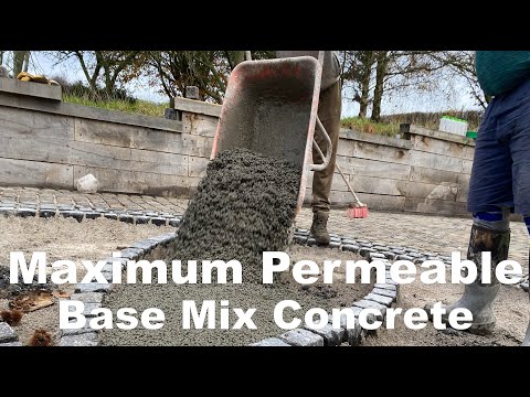 Maxrete® | Permeable Base Mix - HOW TO MIX & USE