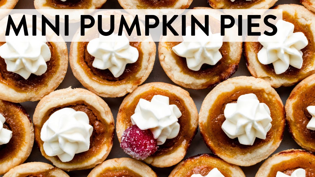 Mini Pumpkin Pies | Sally's Baking
