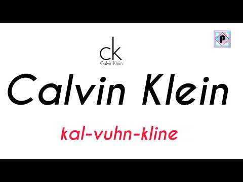 How to pronounce calvin klein | Learn how to pronounce | #calvin klein