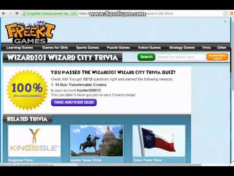 wizard101 - wizard city trivia