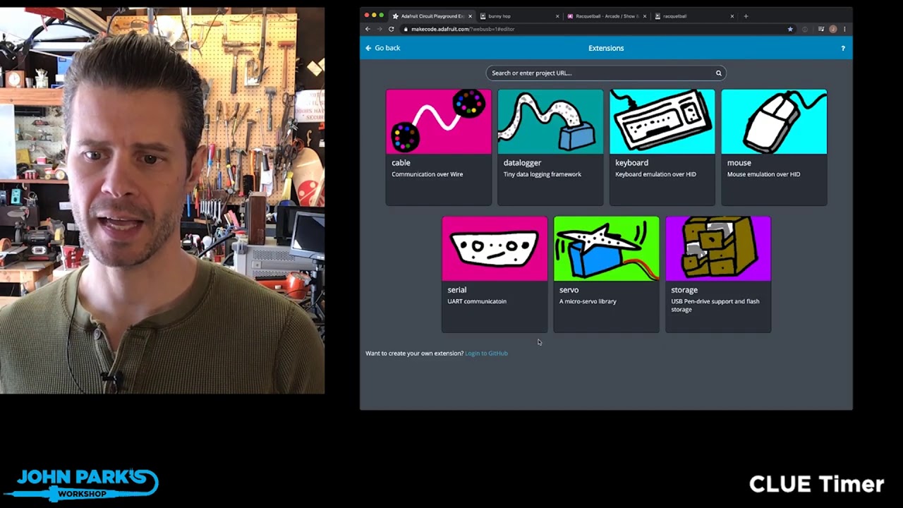 MakeCode Minute: Two Button Gamepad @adafruit @johnedgarpark #adafruit @MSMakeCode #makecode