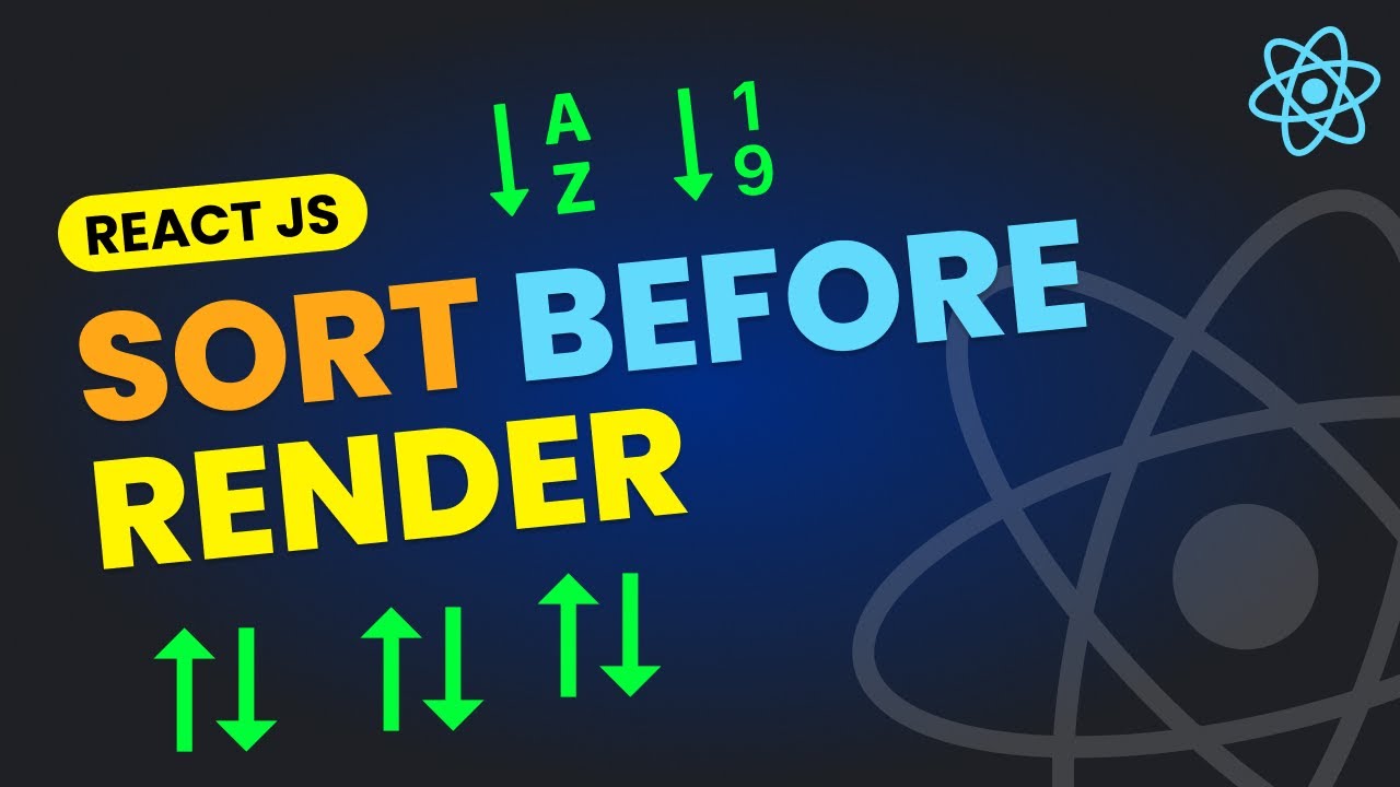 Sort Data Before Displaying in React JS | Records Sorting in React JS