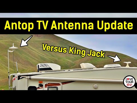 Antop AT-415B TV Antenna Review Update - More Location Tests & Comparing to KING Jack RV Antenna
