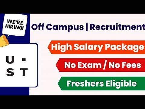 Recruitment Update | UST Global Off campus drive | Software Engineer|#softwareengineer #freshersjobs