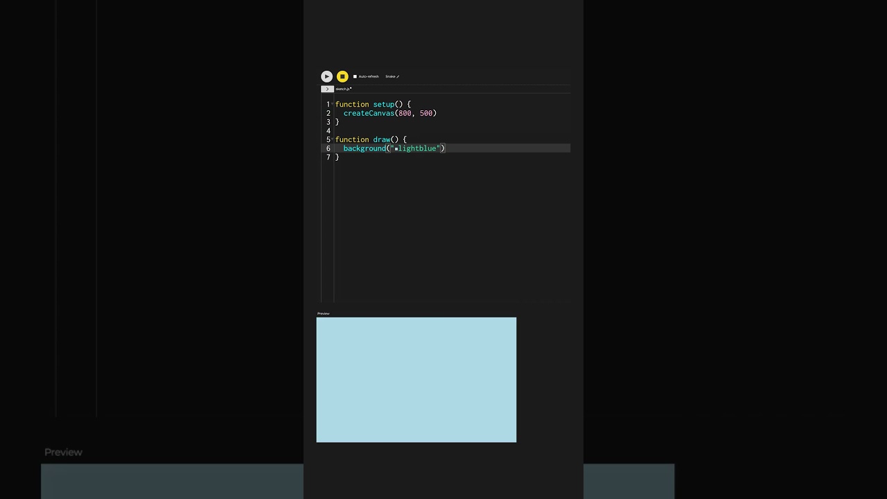 Let's Code Snake in JavaScript (Part 1): #p5js #javascript #codingtutorial