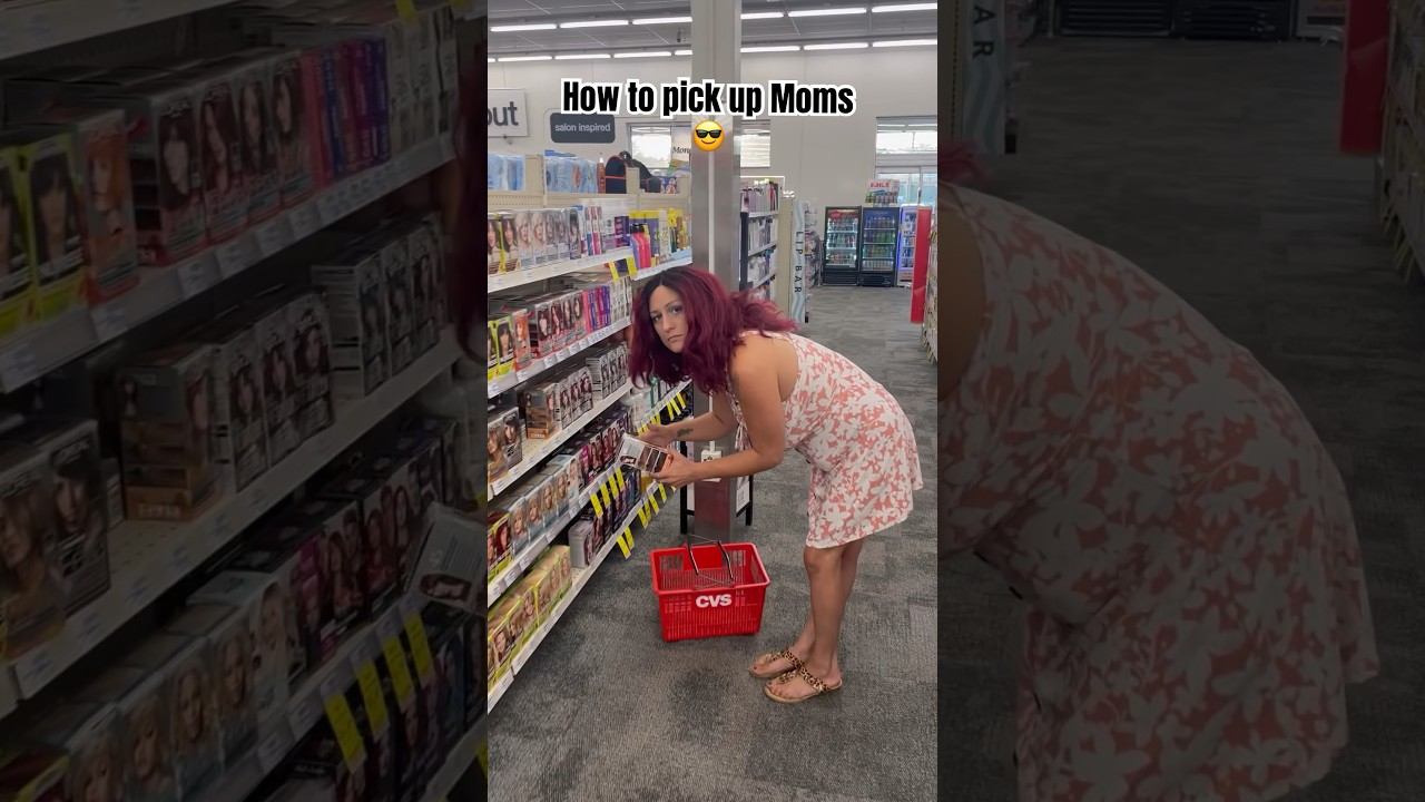 How to pick up a mom 😎 #funny #cute #girls #pranks