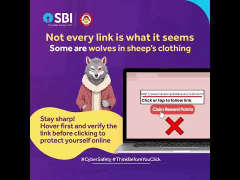 Always hover to reveal the true URL before clicking!
