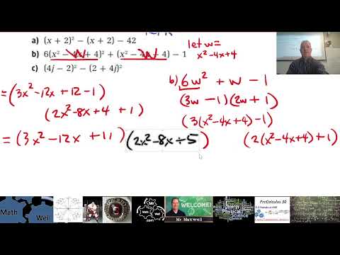 PC 20 4.2 Factoring HW #3,4,5,7,10