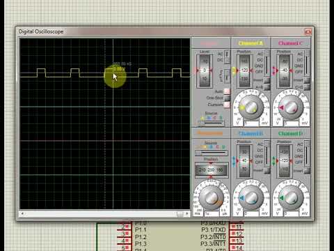 Generating Square Wave Using 8051 SETB And CLR Instructions Simulating ...