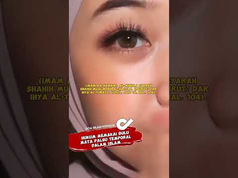HUKUM MENGGUNAKAN BULU MATA PALSU TEMPORAL DALAM ISLAM @DoaIslamPopuler