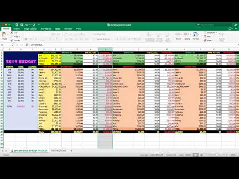 All in One Income, Budget and Savings Excel Spreadsheet Tracker that works! Must Try!
