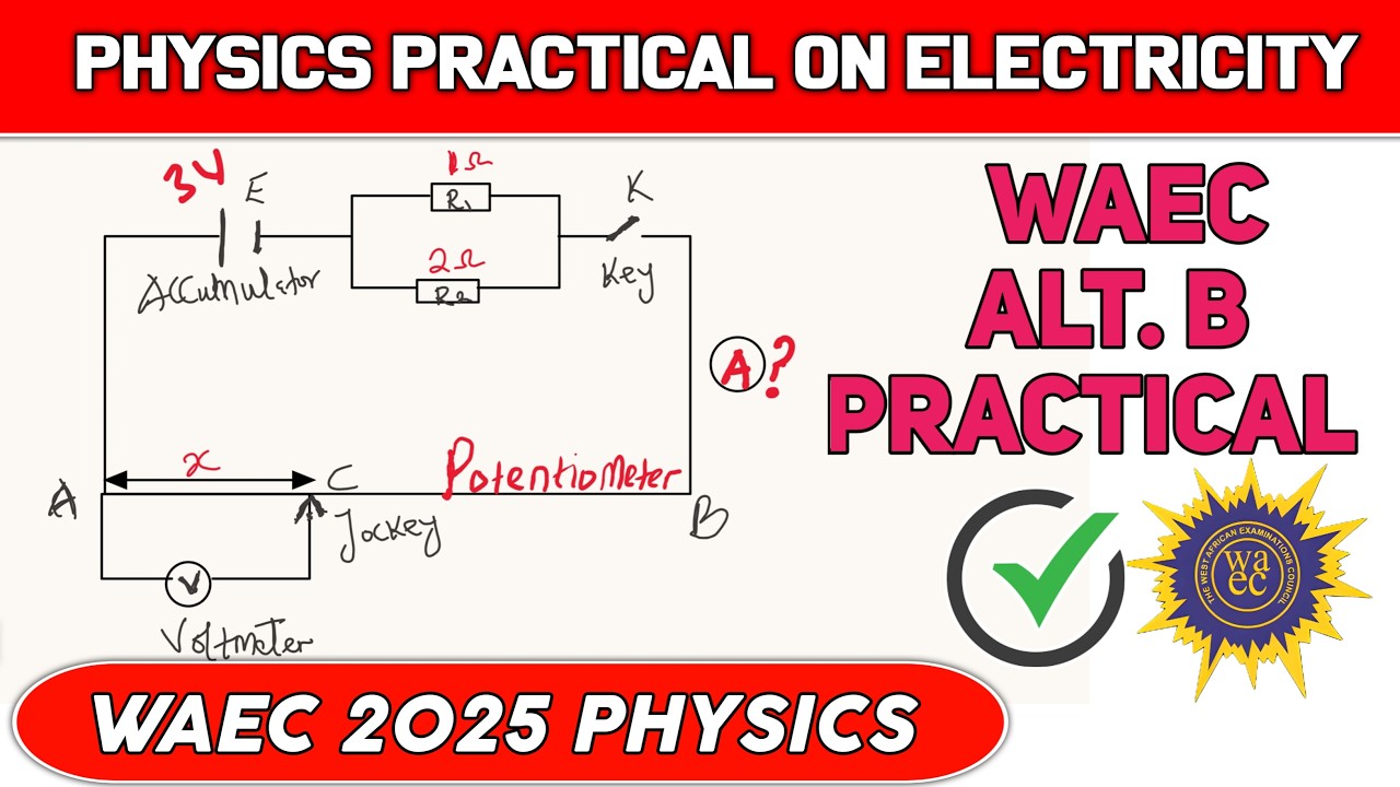 Question 3 - Alternative B WAEC Physics Practical: Full Electricity Solution Guide | Score A1!