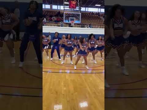 SCSU Cheer Dance Routine! #hbcucheer #cheerleading #scsu #stompandshake