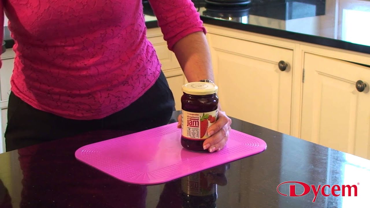 How to Open Stubborn Jar Lids with the Dycem Non-Slip Jar Opener