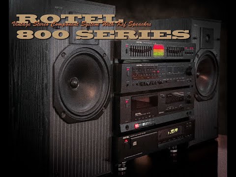ROTEL RE-830 1982 Black 🔥RaRe🔥 Vintage Stereo Graphic | Reverb