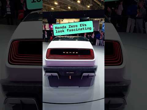 Honda unveiled its new battery-electric Honda Zero prototypes at CES.