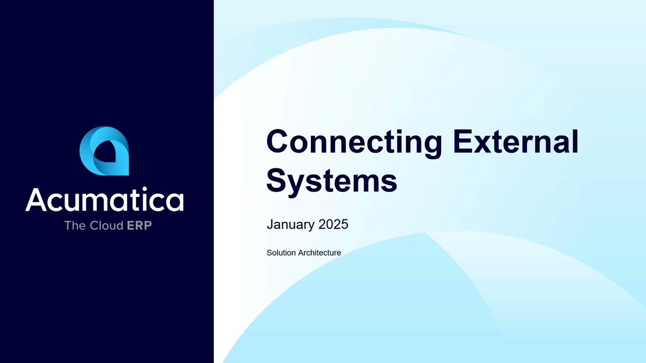 Acumatica Integration Services