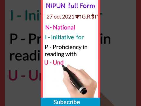 NIPUN full form | ctet exam | nipun long form| #sachin #shorts #Ytshorts #Nipun #Ctet #fln #himanshi
