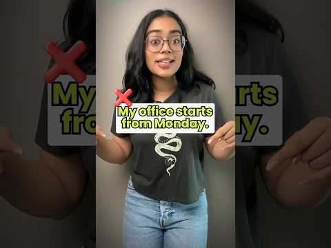 English Preposition Mistakes - On Vs From | English Grammar Tips #grammar #hinditoenglish #ananya