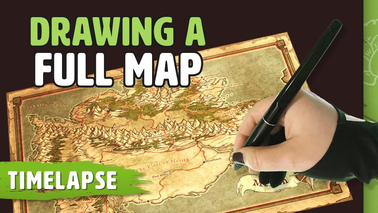 Fantasy Map - Speed Paint (full)