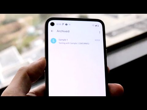 How To Archive Messages On Android! (2023)