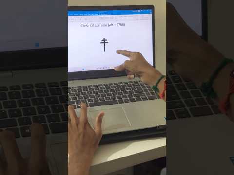 How to Type the Cross of Lorraine Symbol (☨) on Your Keyboard!