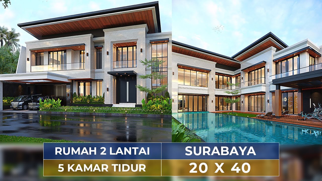 HAVE A DREAM BACKYARD, TAKE A PEEK AT THE LUXURY OF MODERN HOME DESIGNS IN SURABAYA!! - ARCHITECT...
