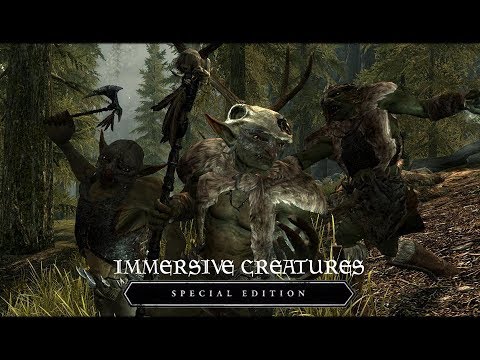 Skyrim Immersive Creatures SE Trailer
