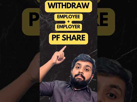 How to withdraw employee and employer share in pf | EPFO Important Info #epfo #information #ytshorts