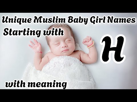 50 Unique Muslim Baby Girl Names Starting with H | Trending Baby Girl Names 2025 ✨👶📿