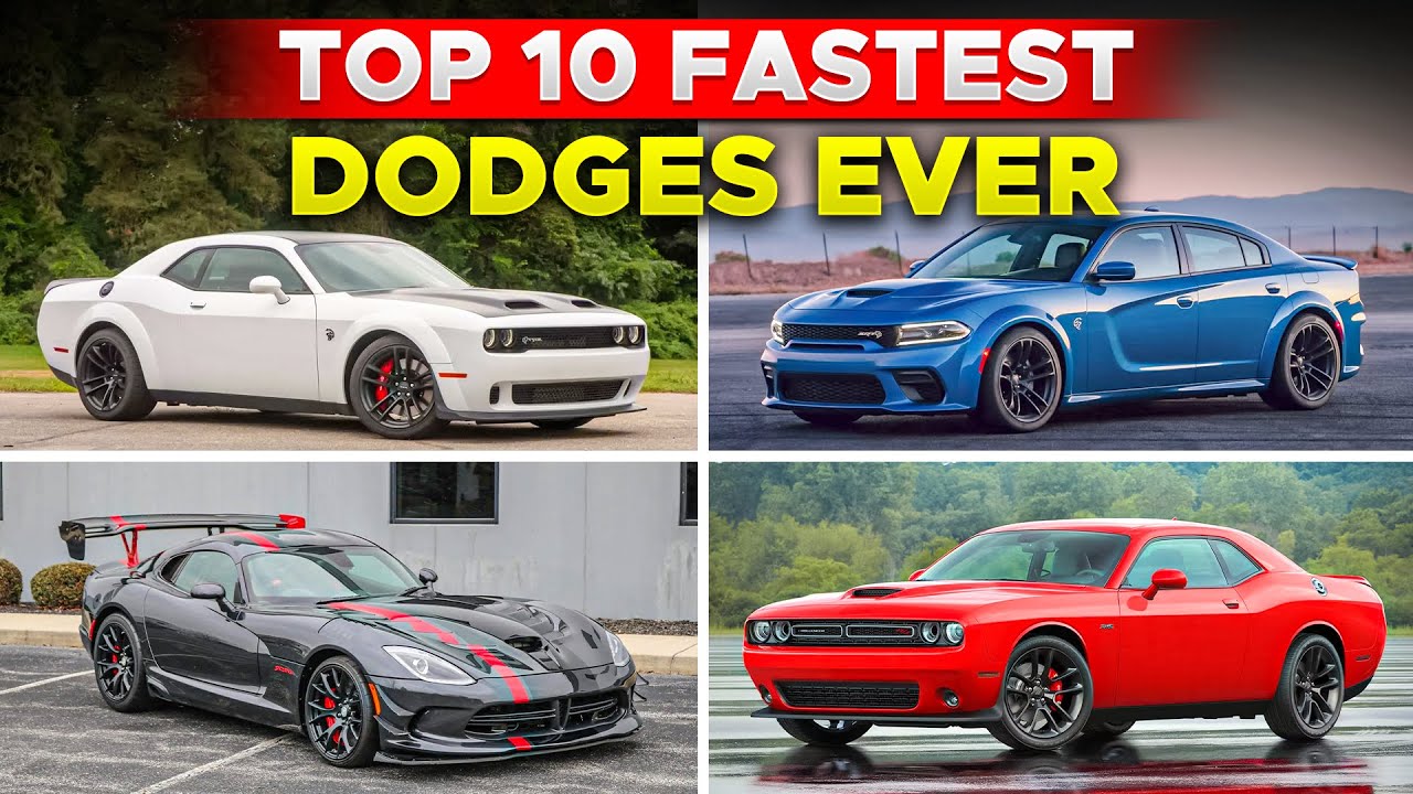 Top 10 FASTEST DODGES Ever Made