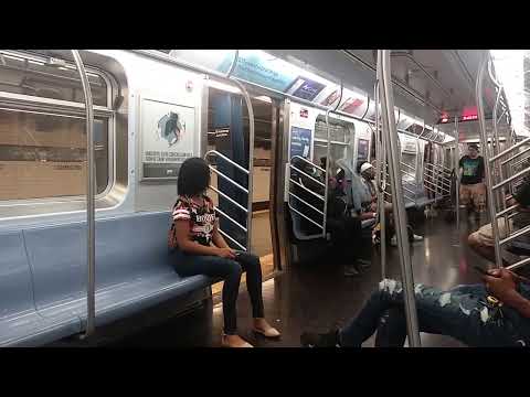 R211 A train annoucements to utica avenue in Summer 2022