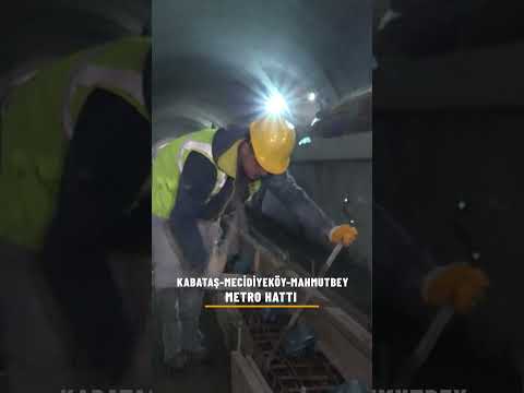 📌Kabataş Mecidiyeköy Mahmutbey Metrosu hızla tamamlanıyor.