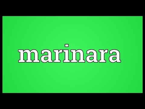 Marinara Meaning