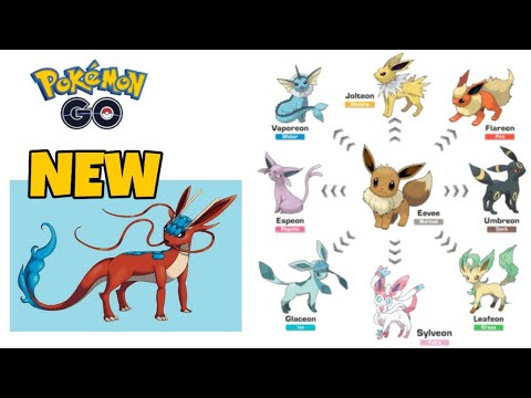 Eevee dragon type evolution Pokemon | Pokemon Go Eevee Evolution Names |