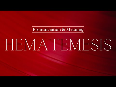 How to Pronounce: Hematemesis | British Pronunciation & Meaning