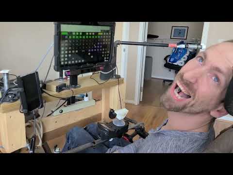 Brad Demonstrates Eye Gaze with his Communication Device!