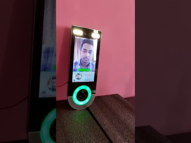Biometric Attendance System - Touchless Body Temperature Scan Face ...