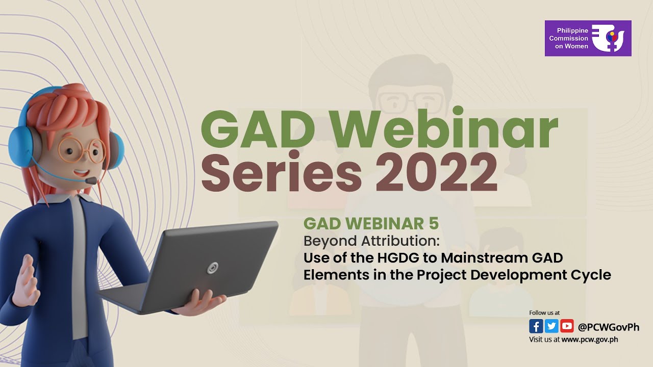 GAD Webinar Series 2022: Webinar 5 - Beyond Attribution