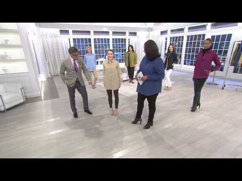 Joan Rivers Classic Denim Boyfriend Shirt with Pockets with Leah Williams